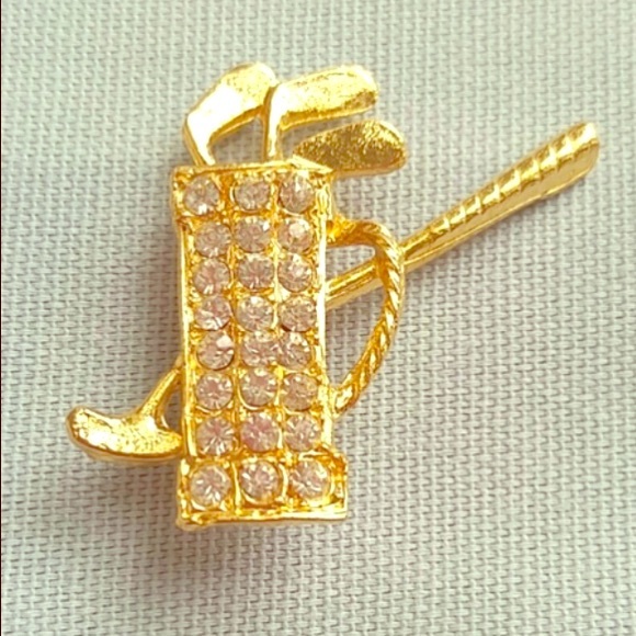 Jewelry | Vintage Golf Brooch | Poshmark